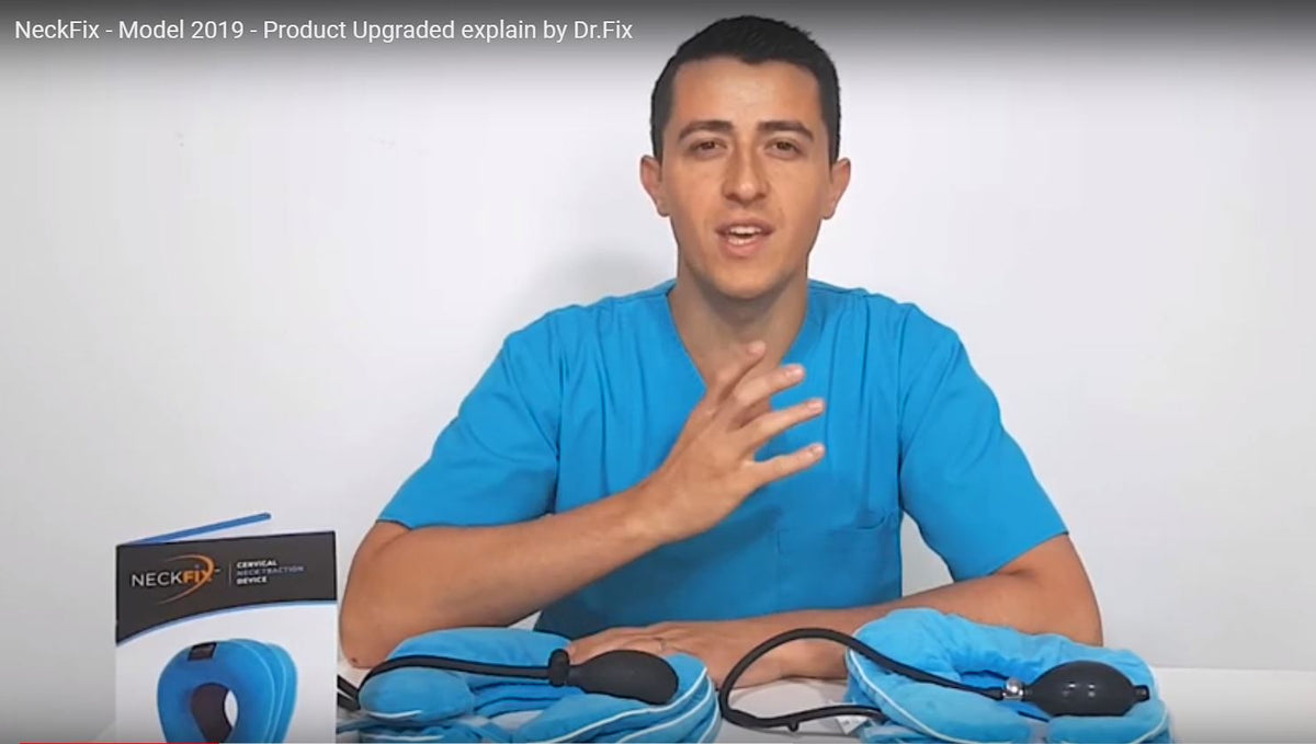 NeckFix Model 2019 | Product Upgraded explain by Dr.Fix | Neck Brace ...